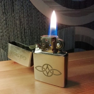 Genuine ZIPPO Brass Lighter Satin or Polished Beautifully - Etsy