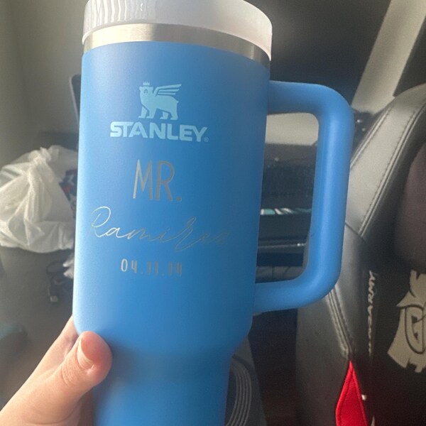 Name Engraved Stanley Laser Engraved Cup Tumbler Custom Laser Engraved ...