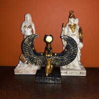 Vintage Athena Mini Statue Small Hand-painted Ancient Greek Goddess ...