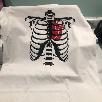 Skeleton Rib Cage Svg File Skeleton Bones Svg Skeleton Shirt Horror Svg ...