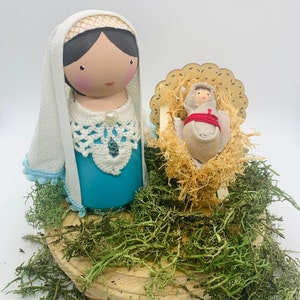 Wood Peg Jumbo Man People, Natural Peg Toy, Unfinished Peg Person ...