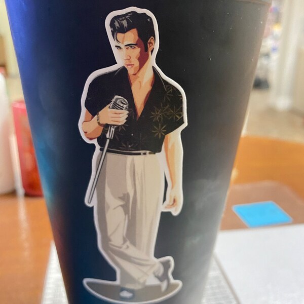 Austin Butler - Elvis "trouble" Sticker - Etsy