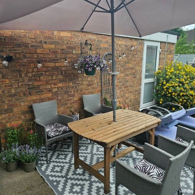 Wooden Garden 4ft 6 Inch Table - Etsy