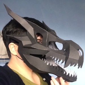 Jackal Mask Papercraft Mask Template | Etsy