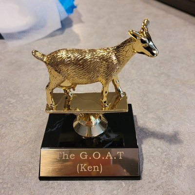 Goat Award Trophy. Greatest of All Time G.O.A.T. Free - Etsy