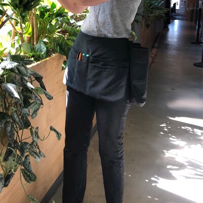 Server Apron, traditional 3 Pocket,food Server Apron, Waitress Apron ...