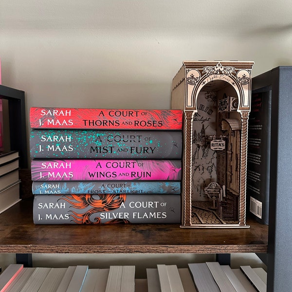 Acotar Inspired Book Nook| Fantasy Books | Bat Boys | Reading Gifts ...