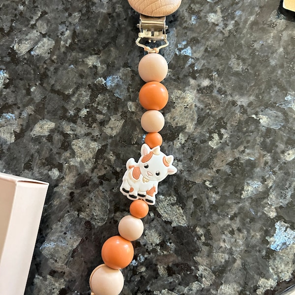 Personalized Pacifier Clip - Custom Pacifier Clip - Gift - Etsy