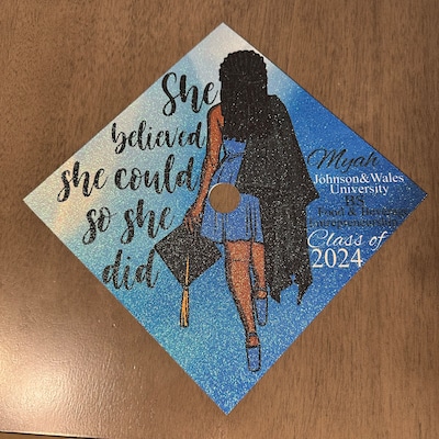 Graduation Woman Cap Diploma Graduation Red Dress Locs Hair College ...