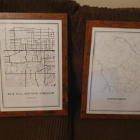 Custom Map Print Personalized Map Map Gift Wall Art Any - Etsy