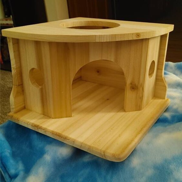 Corner Wood House for Chinchilla Rat - Etsy