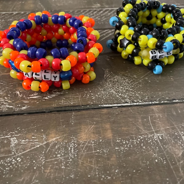 PB & J Matching Kandi Bracelets - Etsy