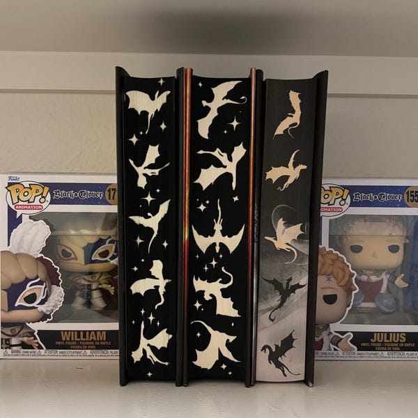 Fourth Wing Sprayed Edges, Book Edges - Fourth Wing, Iron Flame and ...