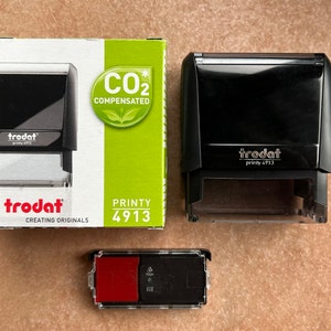 Multicolor Stamp, Custom Stamp With 2 or 3 Ink Color, Personalized ...