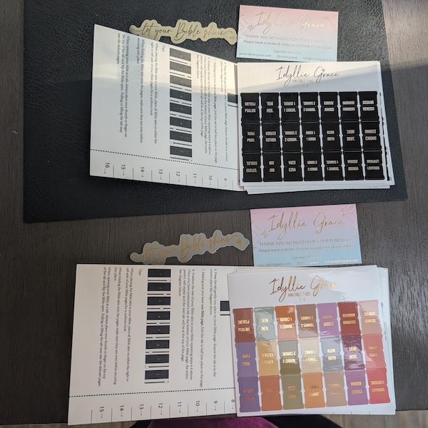 Fearless Gold Foil Bible Tabs Bible Journaling Bible Accessories Self ...