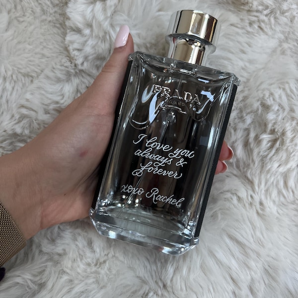 Handcrafted Perfume Bottle Calligraphy Engraving | Personalized ...