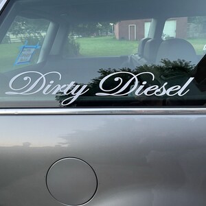 WHITE TRASH 10 Vinyl Decal Sticker Diesel Truck Car - Etsy