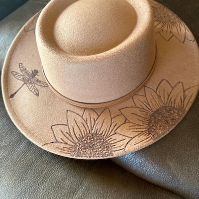 Traceable Hat Burning Design PNG, Lotus Flower Pattern, Print Trace ...