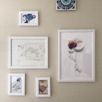 Contemporary 1, Modern White Picture Frame, 1 Wide, 25 Common Sizes ...