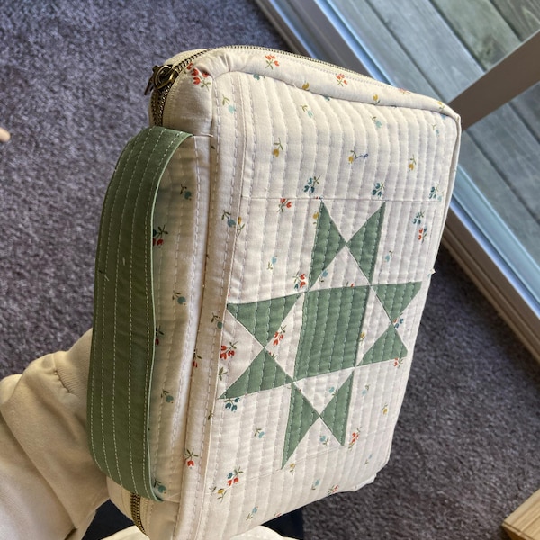 Bible Cover Pdf Sewing Pattern, Digital Sewing Pattern, Zippered Bible ...