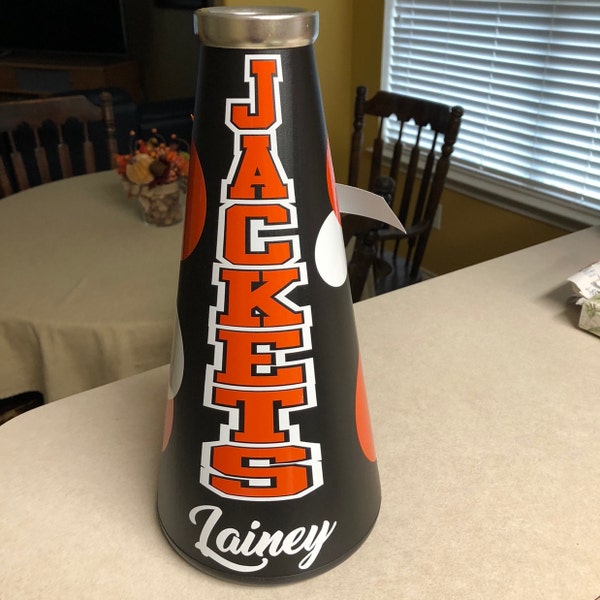 Cheer Megaphone 13" Custom Designed for Your Cheerleader or Event - Etsy