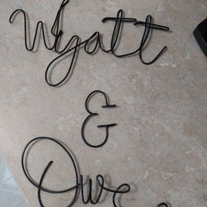 DREAM Wire Word Sign Wire Words Rustic Wire Word Sign | Etsy