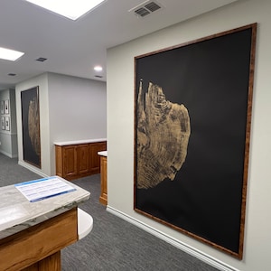 Big Leaf Maple, Tree Ring Print, Massachusetts Art, Oversized Tree Ring ...