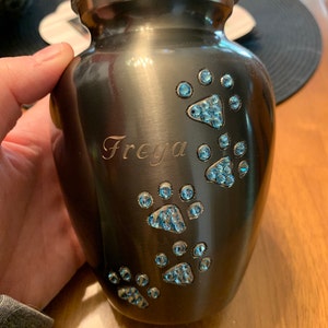 Leopard Print Cremation Urn Cheetah Print Cremation Urn | Etsy