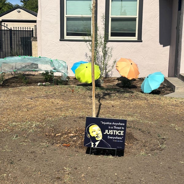 Martin Luther King Justice Yard Sign // 2-sided // Protest Sign ...