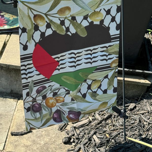 Black Palestine Keffiye Heart Embroidered Patch to Iron on or Sew on ...