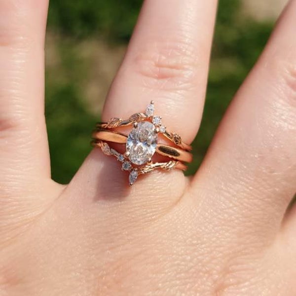 Firework Cut Pear Shape Alexandrite Engagement Ring Rose Gold ...