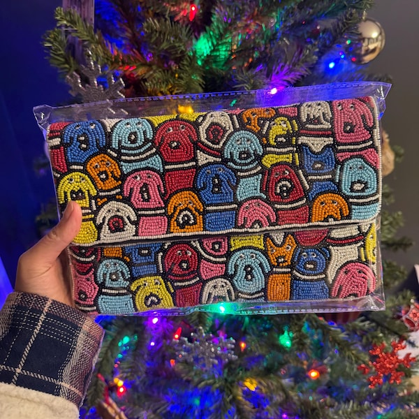 Unique Fun and Chic Clutch Purses: Hand-beaded With Love Birthday ...