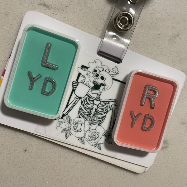 Solid Color X-ray Marker Set - White Border Xray Markers - Glitter X ...