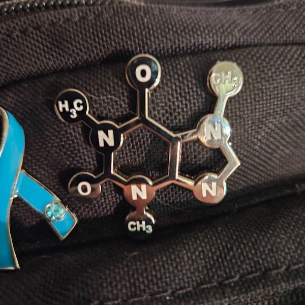 Atomic Symbol Hard Enamel Lapel Pin - Etsy