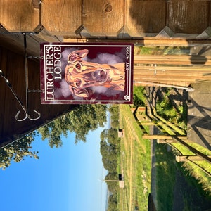 Personalised Pub Shed Hanging Swing Sign With Bracket Garden - Etsy UK