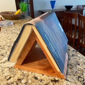 Wooden Bookmark / Book Stand - Etsy