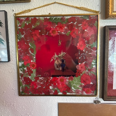 Sobriety Decor, the Promises, Recovery Art, Wall Hanging, Dried Flowers ...