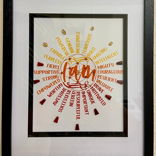 Affirming Words Svg, I Am-affirmation Sun, Positive Words Svg ...