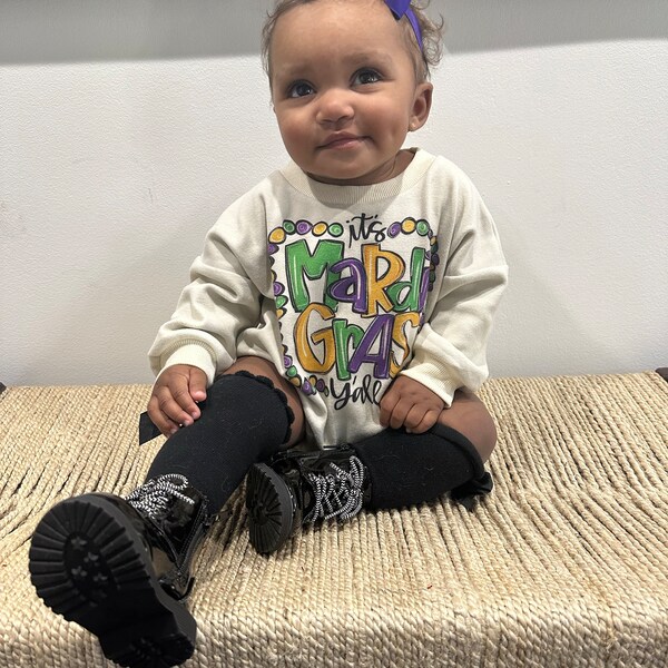 Mardi Gras Baby Outfit, Mardi Gras Super Soft Cozy Warm Sweatsuit Mardi ...