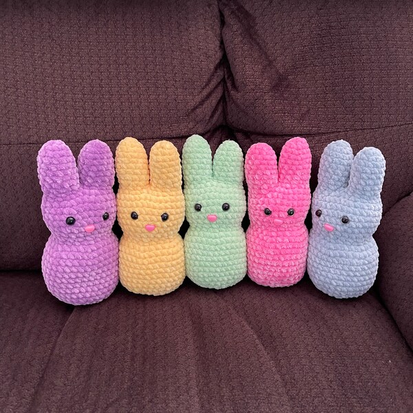 No Sew Peep Bunny, Crochet Pattern, PDF, Digital, Download, Easter ...