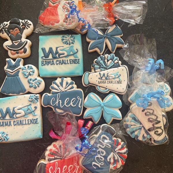 Megaphone With Pom Pom, Personalized Cookie, Cheerleader Speaker, Cheer ...