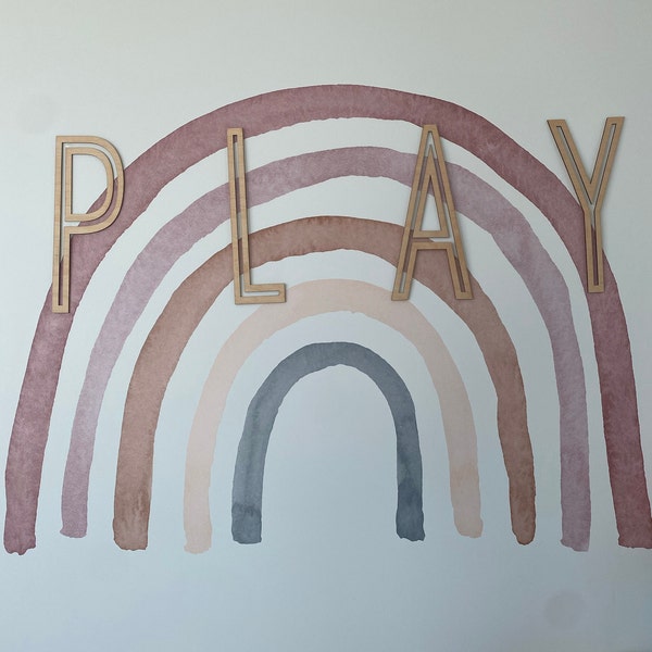 Play Sign | Playroom Sign | Nursery Sign | 3D Sign | Playroom Decor ...