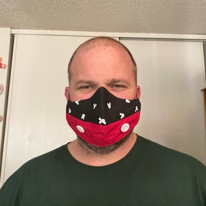 MANDALORIAN Face Mask STAR WARS W/nose Wire Adult & Kid | Etsy