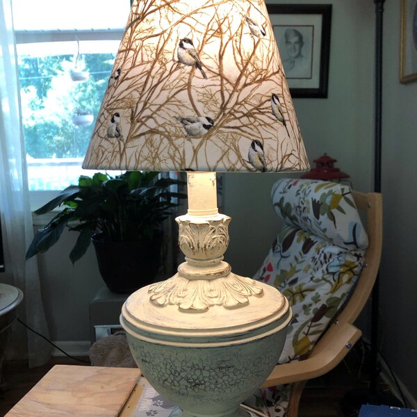 Green Gingham Check Lamp Shade. Checkered. Green and White. Shade is 9. ...