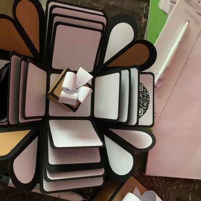 EXPLODING BOX SVG Instant Download Svg Project for Cricut, Scanncut ...