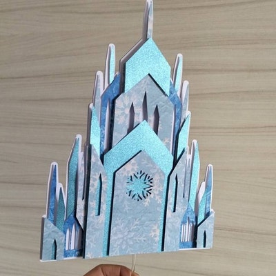 Frozen Castle SVG File for Cake Topper or Party Decorations Arendelle ...