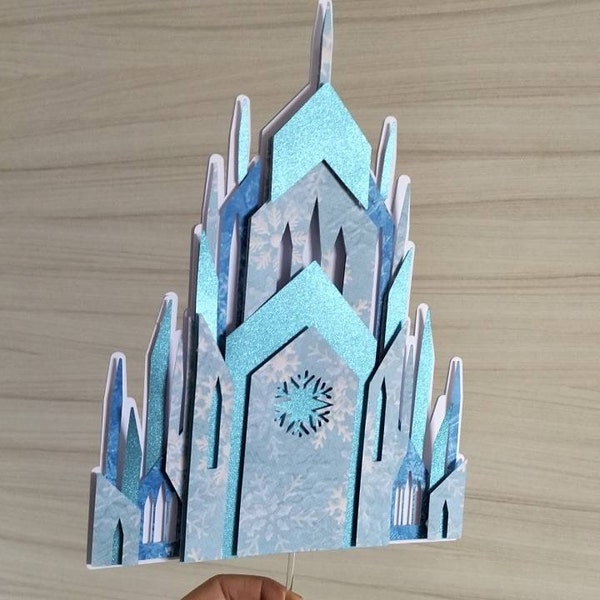 Frozen Castle SVG File for Cake Topper or Party Decorations | Arendelle ...