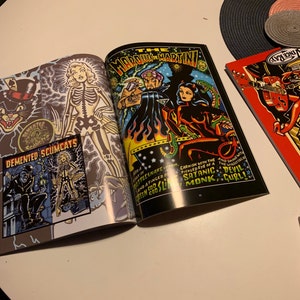 Vince Ray Print on Canvas of Poison Ivy From Legendary Band the Cramps ...