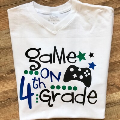 Fourth Grade SVG 4th Grade Game on Cut File Last Day of School - Etsy