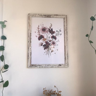 Wildflowers Print Set of 6, Watercolor Flower Gallery Wall Set, Boho ...